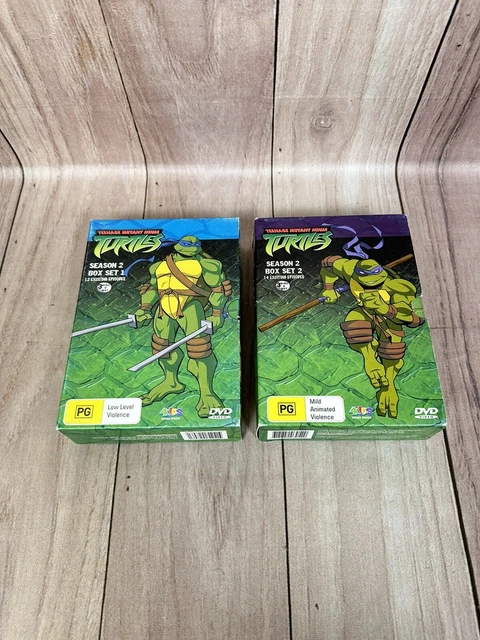 TEENAGE MUTANT NINJA Turtles : Season 2 - Box 1 And Box 2 DVD Region 4 ...