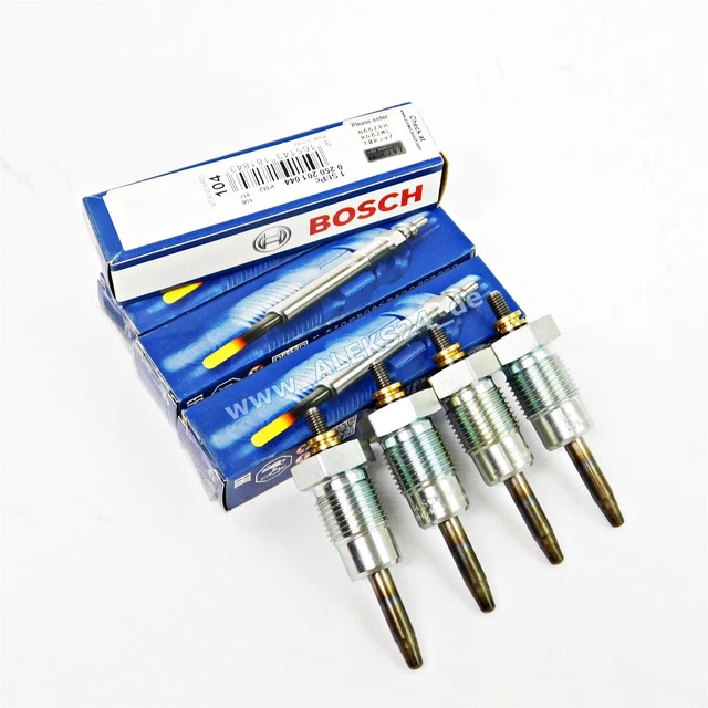 4X BOSCH GLÜHKERZEN für Mercedes Benz Ponton W120 W115 W123 601 180 200 207 208 EUR 78,42 ...