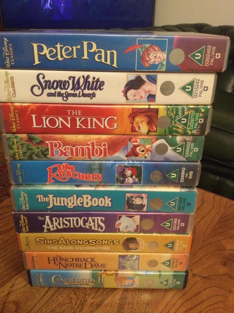 WALT DISNEY VHS bundle £5.00 - PicClick UK
