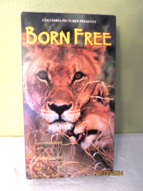 BORN FREE (VHS Video, EP Extended Play Version, 1995) Columbia £7.60 ...