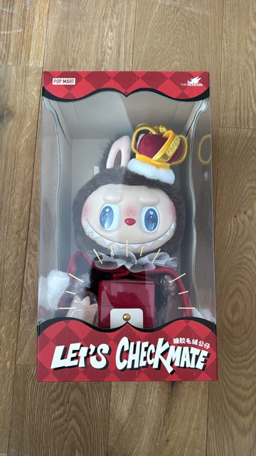 POPMART LABUBU LETS Checkmate Series King Vinyl Plush Doll £104.68 ...