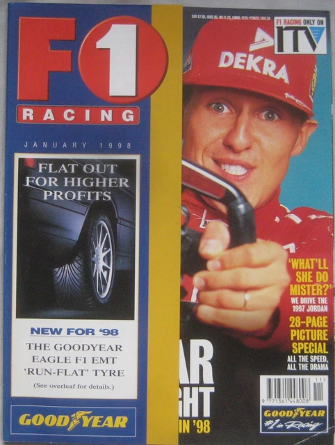 F1 RACING MAGAZINE January 1998 Issue 23 £5.99 - PicClick UK