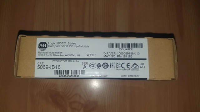 ALLEN BRADLEY 5069-IB16 Compact I/O CompactLogix Digital Input Module ...