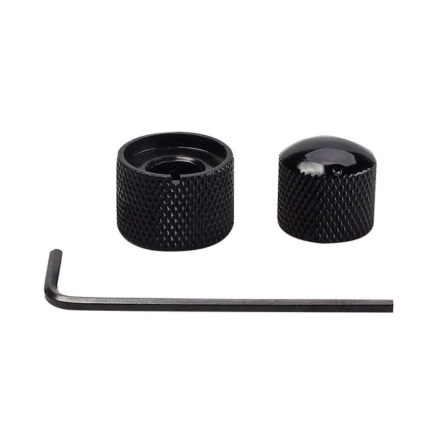 DOME POTENTIOMETER CAP Concentric Dual Knob for Guitar Volume ...