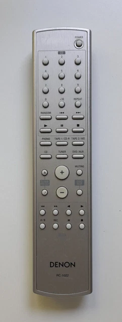 TELECOMANDO ORIGINALE DENON RC-1022 Remote Control testato/testato ...