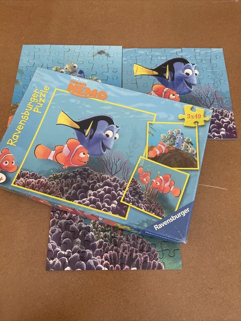 2003 RAVENSBURGER DISNEY Pixar Finding Nemo - Multipack Of 3 Jigsaw ...