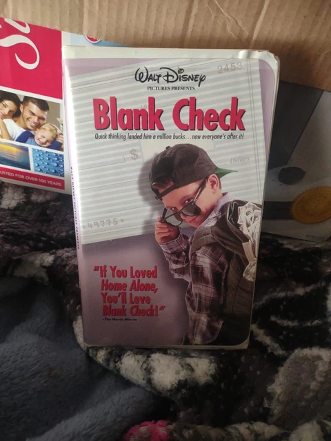 VHS! - WALT Disney's BLANK CHECK with Brian Bonsall & Michael Lerner £4 ...