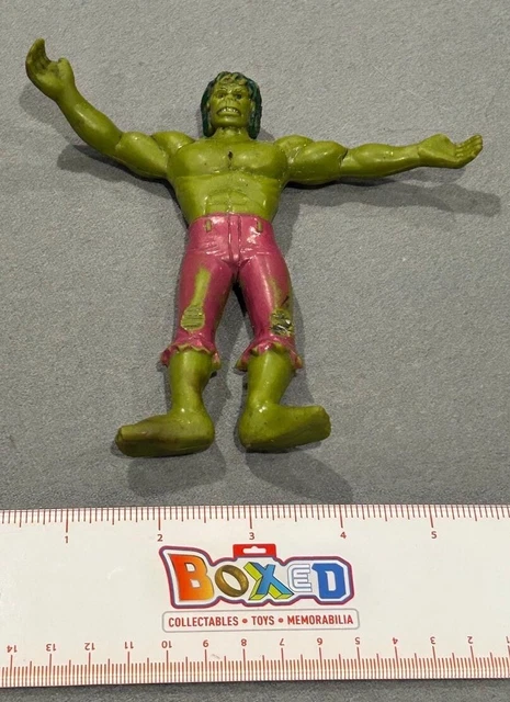 VINTAGE INCREDIBLE HULK Flexible Rubber Action Figure | 1978 | Marvel ...