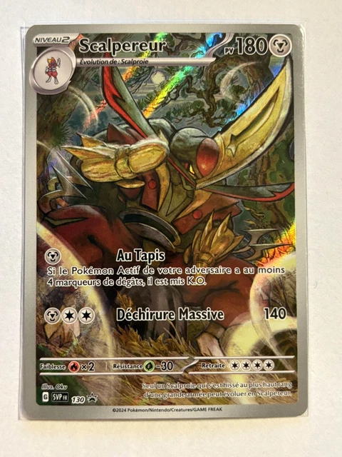 CARTE POKEMON SCALPEREUR Holo 130 Promo SVP EV6.5 Fr NEUF. EUR 3,00 - PicClick FR