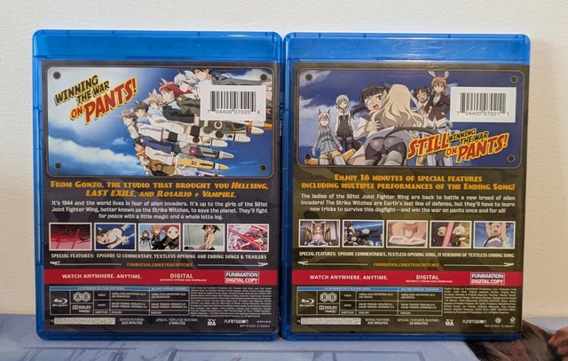 STRIKE WITCHES: FIRST & Second Season 1 & 2 Blu Ray Dubbed Funimation ...