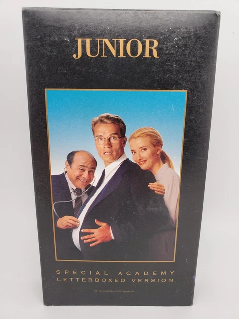 JUNIOR 1994 FYC VHS Academy Screener Arnold Schwarzenegger - Comedy £18.84 - PicClick UK
