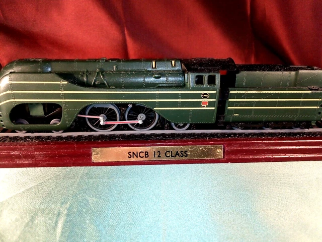 LOCOMOTIVE REPLICA STEAM Train by Atlas Editions, Model "SNCB 12 Class ...