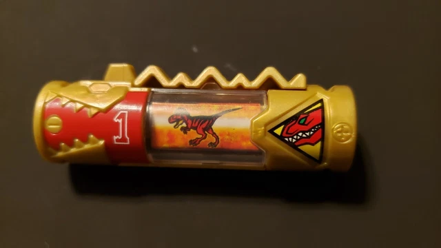 POWER RANGERS DINO Super Charge Charger #01 Tyrannosaurus Rex Bandi Toy Red Gold EUR 9,33 ...