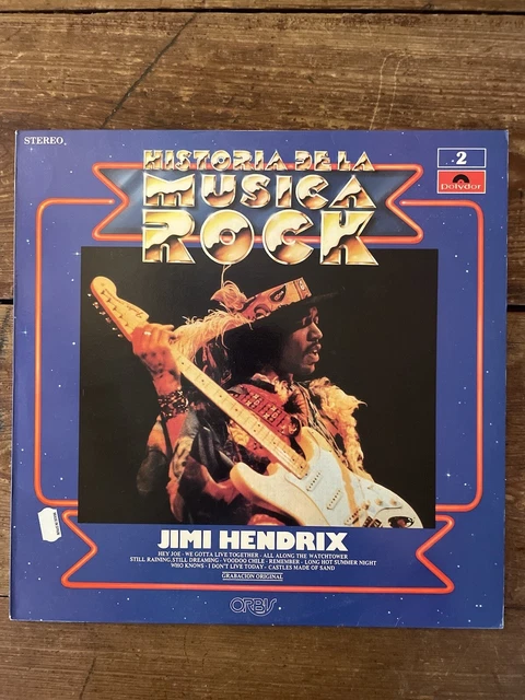 HISTORIA DE LA Musica Rock - Jimi Hendrix (1981 Vinyl Spain - Polydor ...