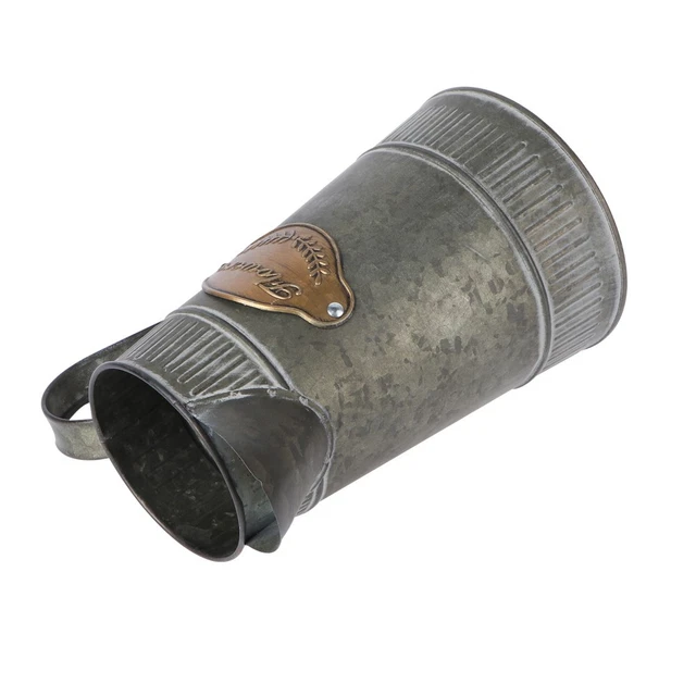 CACTUS PLANTER METAL Flower Pot Statue Decorative Pitcher Farmhouse $31 ...