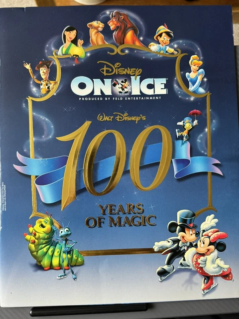 DISNEY ON ICE : 100 Years Of Magic Programme 2001 £9.00 - PicClick UK