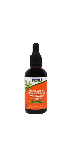 NOW FOODS, FRESH Green Black Walnut Wormwood Complex £18.49 - PicClick UK