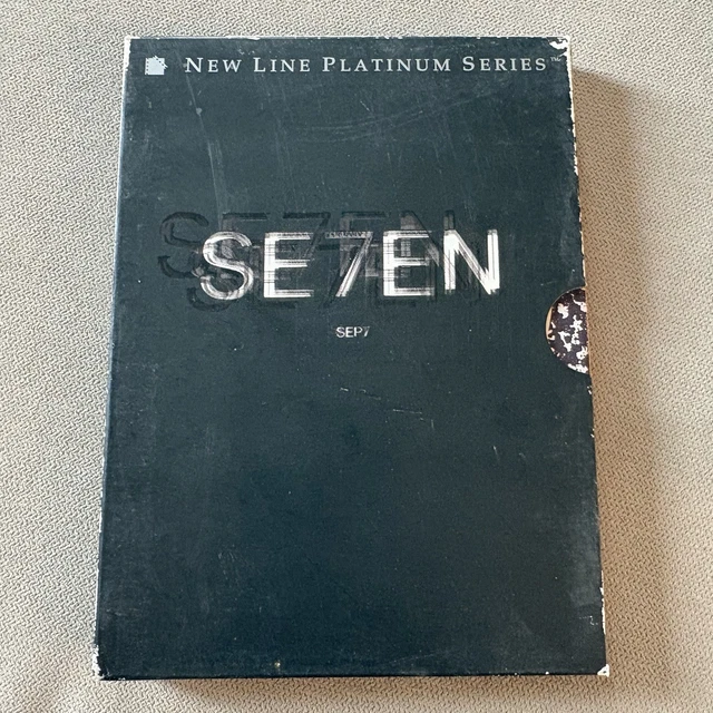 SEVEN (DVD, 2000, 2-Disc Set, Platinum Edition) - Brad Pitt Morgan ...