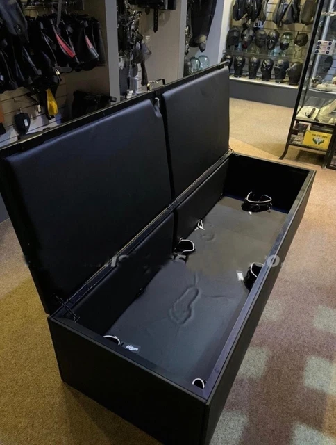 FETTERS BONDAGE STEEL isolation box coffin fetish kink dungeon ...