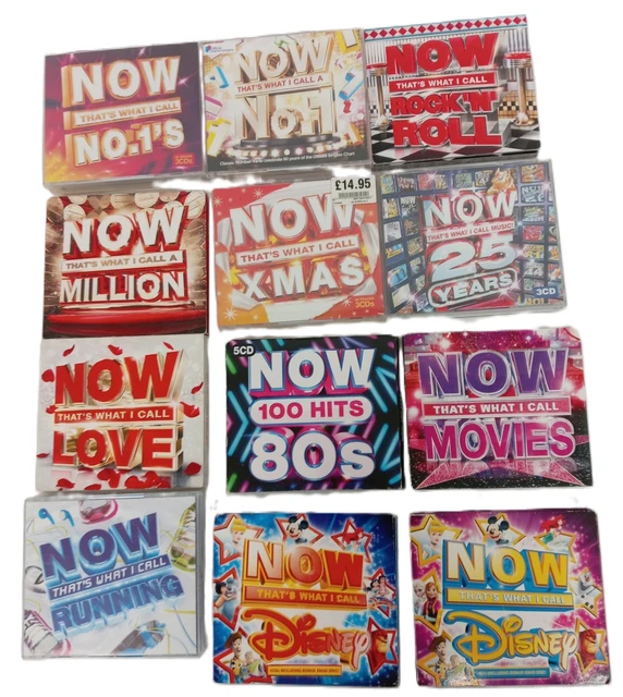 NOW THAT'S WHAT I Call Music CD Bundle - Various Genres & Themes ...