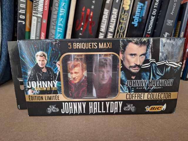 COFFRET COLLECTOR 5 briquets BIC - Johnny Hallyday - Neuf EUR 10,00 - PicClick FR