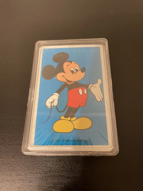 VINTAGE MICKEY MOUSE Walt Disney World Playing Cards Brand New Sealed ...