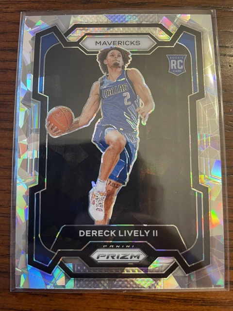 2023-24 CARTA ROOKIE Panini Prizm DEREK LIVELY II incrinata Ice Prizm ...