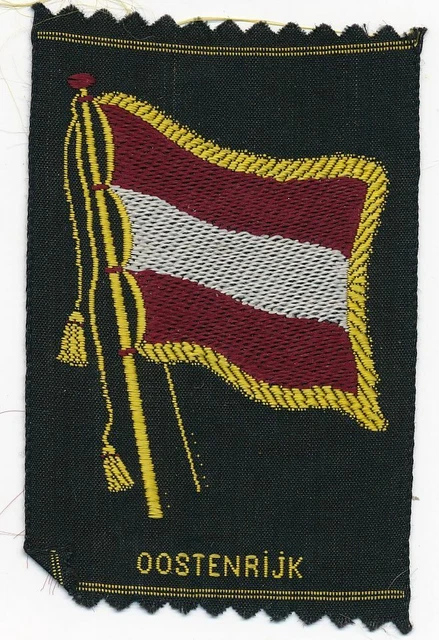 SILK CIGARETTE CARD Turmac (1930) : Flag of Austria EUR 1,75 - PicClick IT