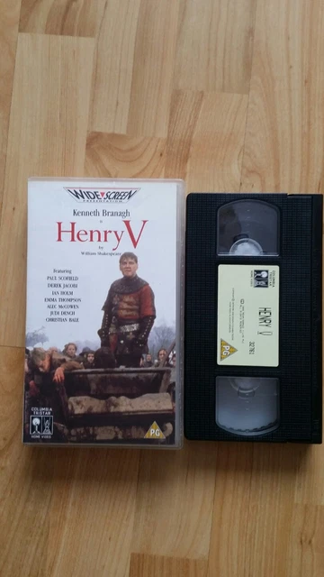 HENRY V (VHS) video. Widescreen version. Brand new, never played, not ...