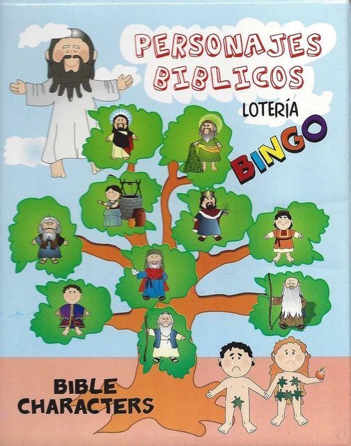 LOTERIA - BINGO -Personajes Biblicos/ Bible Characters £9.95 - PicClick UK