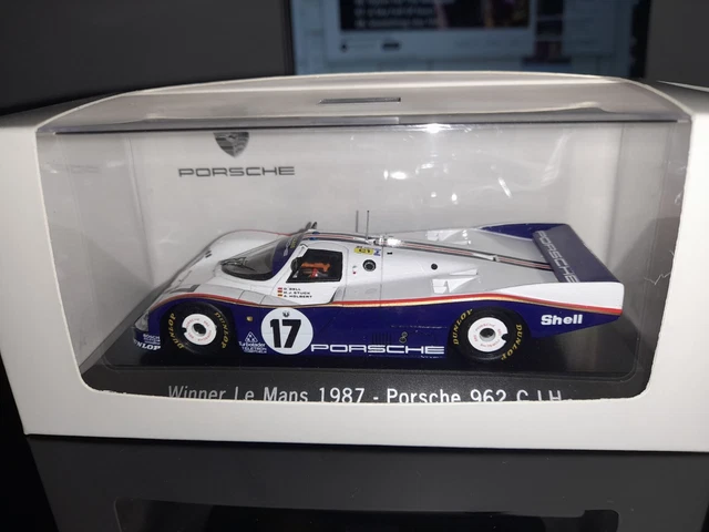 SPARK 1/43 PORSCHE 962C nº 17 Winner Le Mans 1987 Porsche dealer edition EUR 95,00 - PicClick FR