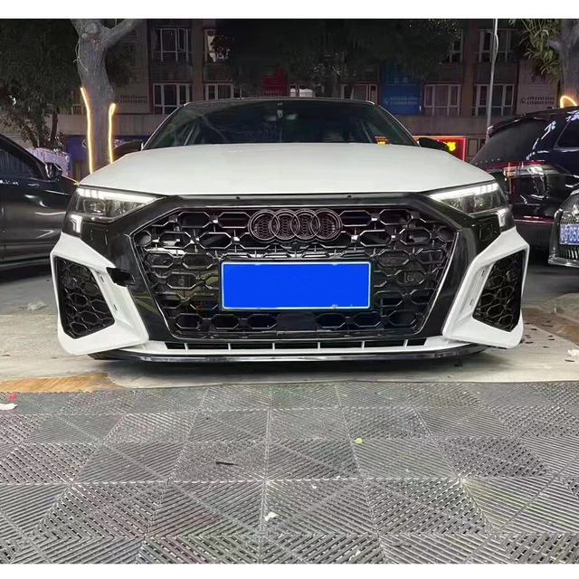 POUR AUDI A3 8Y & S3 2021-23 Calandre Grille Noir Brillant Nid Abeille RS3 EUR 401,99 - PicClick FR