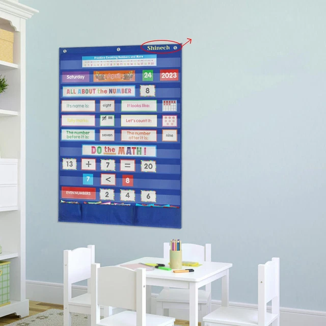 STANDARD POCKET CHART Number Flashcards Count Mark Cards £20.70 ...