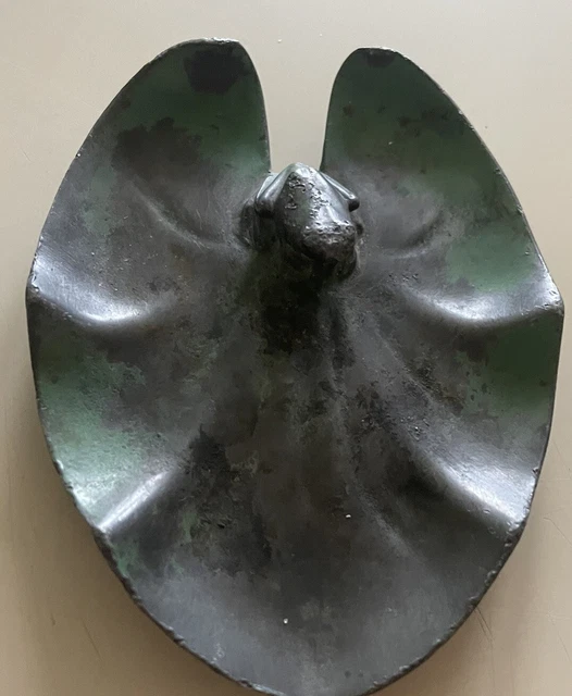 BRONZE MAX LE Verrier Grenouille Au Nénuphar EUR 77,00 - PicClick FR