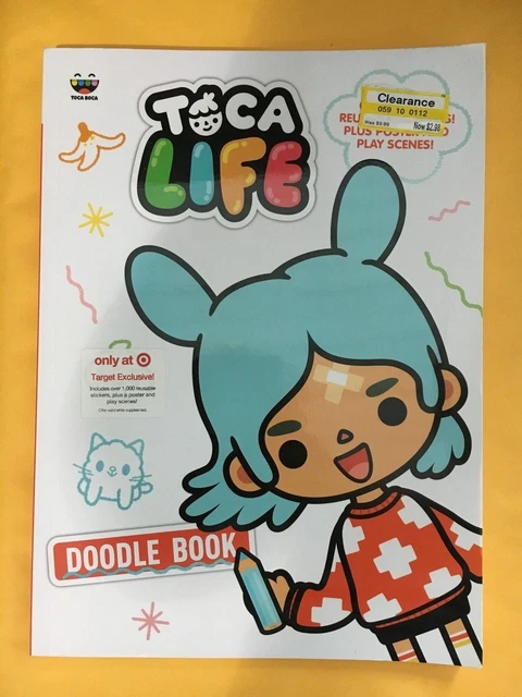 TOCA LIFE DOODLE Book (Toca Boca) by Golden Books (2018, Paperback) £8. ...