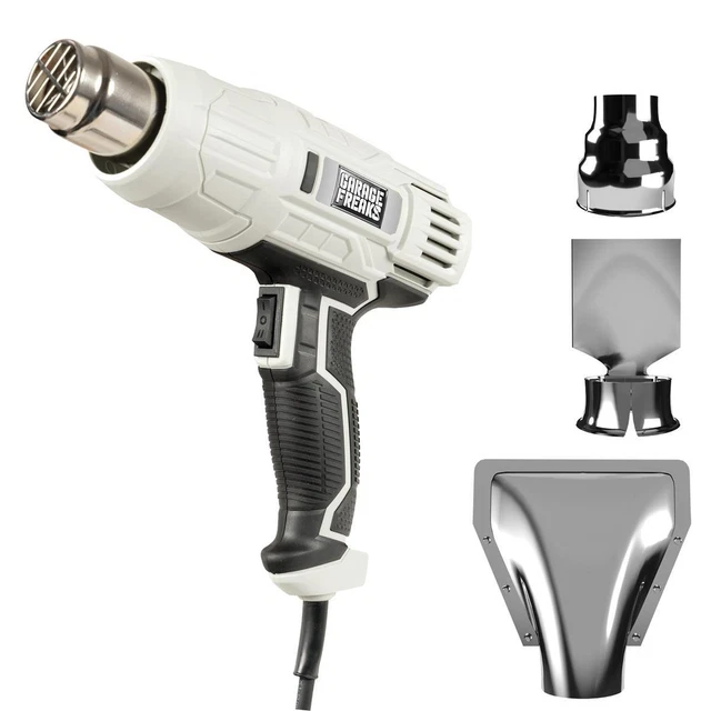 HEISSLUFTGEBLÄSE HEISSLUFTPISTOLE HEISSLUFTFÖN 5 Meter Netzkabel 2 Heizstufen EUR 22,99 ...