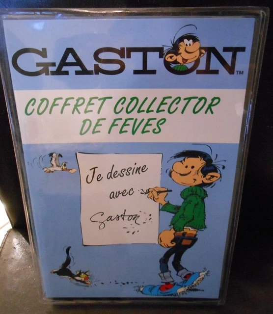COFFRET COLLECTOR 12 fèves Gaston Lagaffe : Je dessine avec Gaston 2013 ...