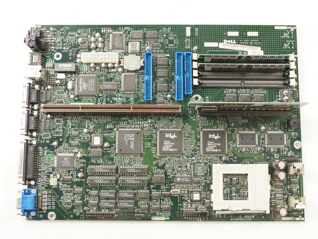 DELL SOCKET 5 P/N:00050273 Motherboard w/ 2x RAM 1x 00090611 Cache ...