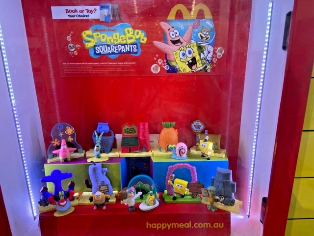 MCDONALD’S HAPPY MEAL Toy Characters SpongeBob SquarePants 2021-Combine ...