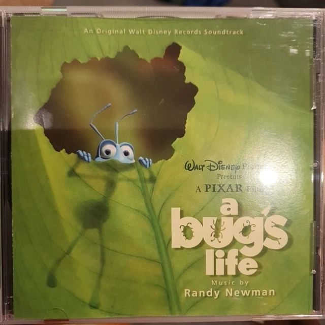 WALT DISNEY A Bug's Life Cd Motion Picture Animation Soundtrack Randy ...