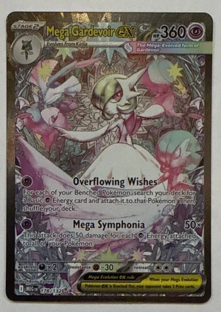 POKÉMON TCG MEGA Gardevoir Ex 178/132 Mega Evolution Secret Illustration Rare £229.88 - PicClick UK