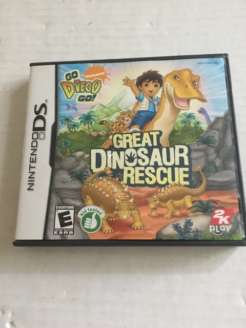 GO, DIEGO, GO Great Dinosaur Rescue Nintendo Ds Kids Game Case & Game ...