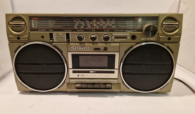 D11 SHARP REGISTRATORE A Cassette Radio Stereo Gf 5757 Hb Nastro Boombox Ghettoblaster EUR 11,50 ...