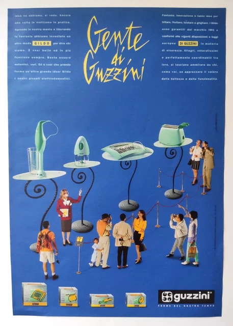 PUBBLICITA' GENTE DI Guzzini Gildo Elettrodomestici Advertising Vintage ...