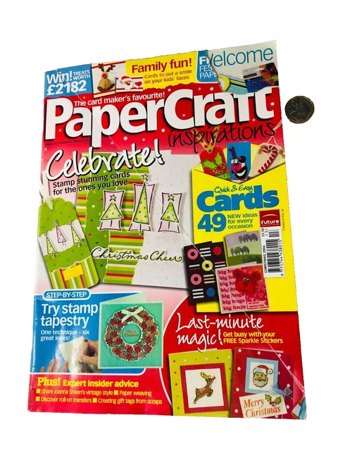 MAGAZINE PAPERCRAFT INSPIRATIONS Craft Mag xmas 2006 nfb £4.98 ...