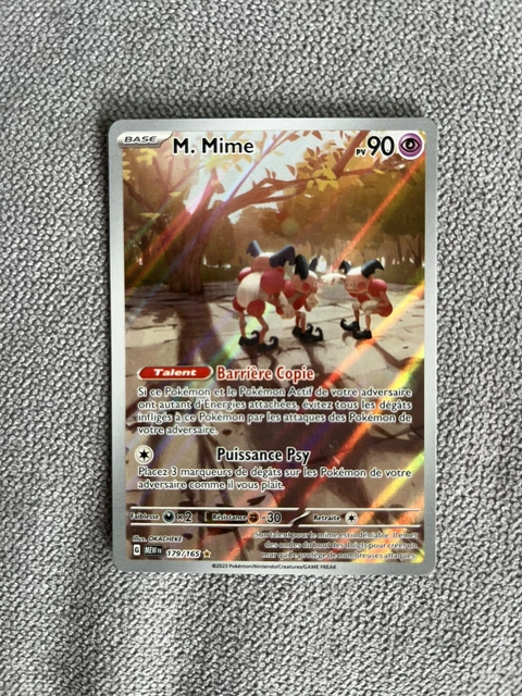 CARTE POKÉMON M.MIME 179/165 - AR - Pokemon 151 - EV3.5 FR EUR 15,00 ...