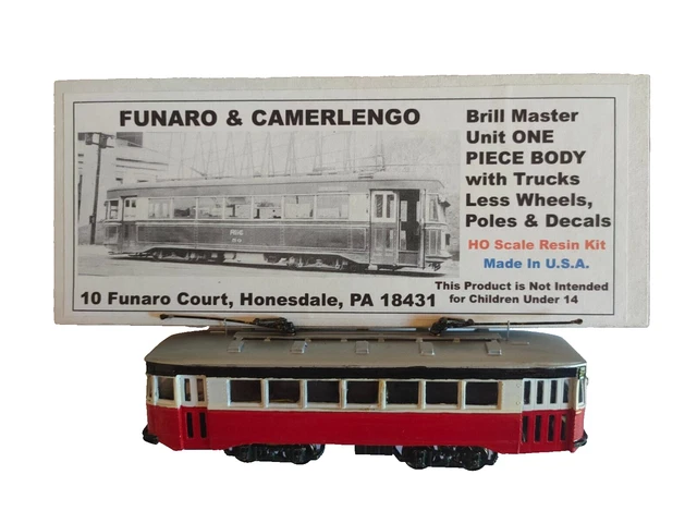 HO SCALE MODEL tram / trolley / streetcar Brill Master Unit EUR 29,60 ...