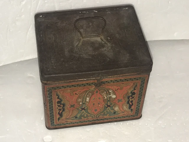 VINTAGE 1920’S NABISCO UNEEDA BISCUIT TIN BOX METAL NATIONAL BISCUIT ...