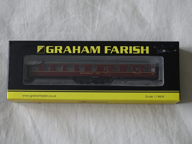 GRAHAM FARISH 374-121A (Not 374-121B) Mk1 Ru Restaurant Car Br Maroon ...