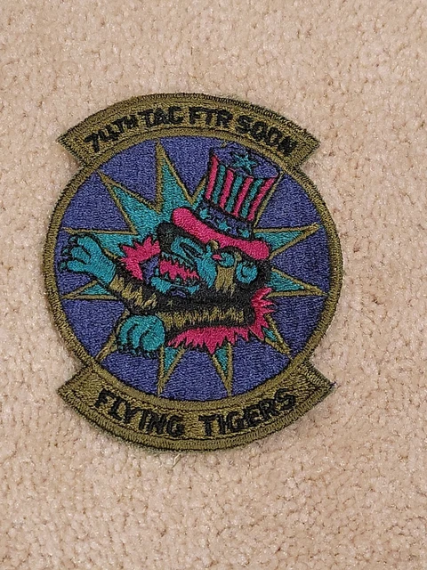 USAF US AIR Force 74th Tactical Fighter Squadron tigres volants patch ...